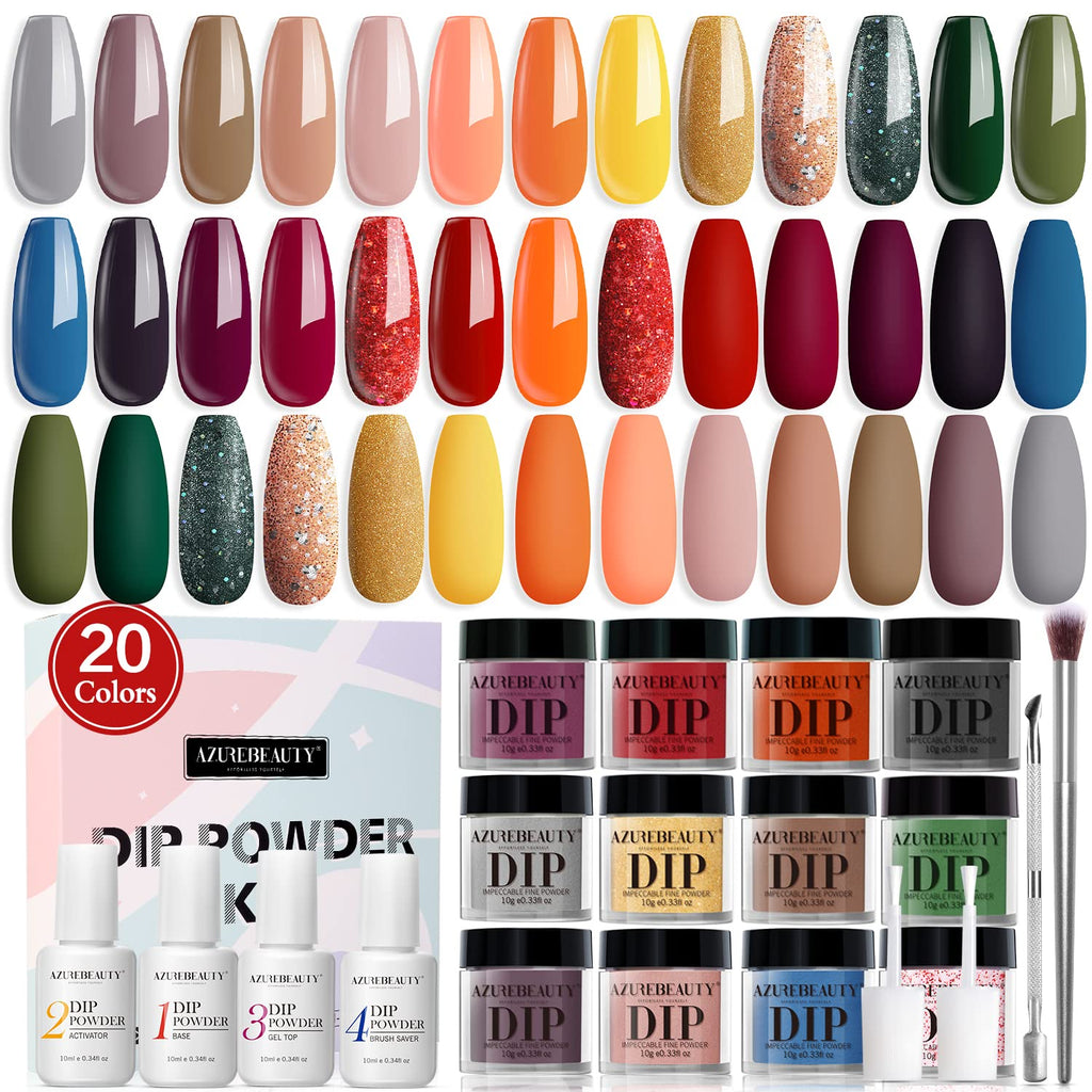 AZUREBEAUTY - All Season Series - 29Pcs Dip Powder Nail Kit Starter Kit